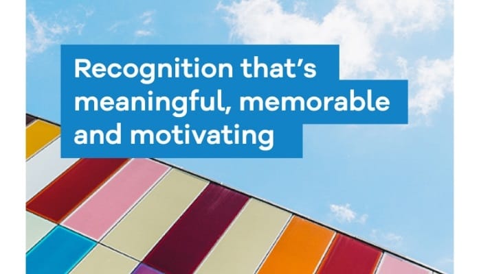 Employee Recognition that's Meaningful, Memorable and Motivating Employee Recognition that's Meaningful, Memorable and Motivating